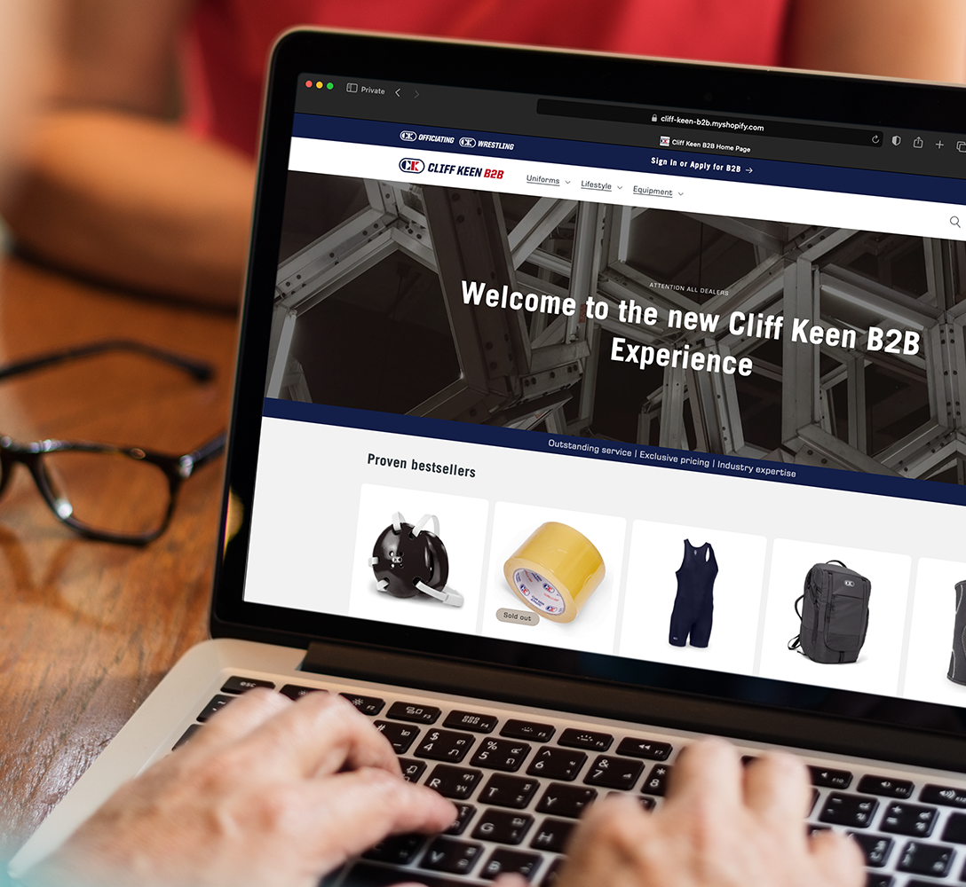 How to login to the B2B Website – Cliff Keen Wrestling