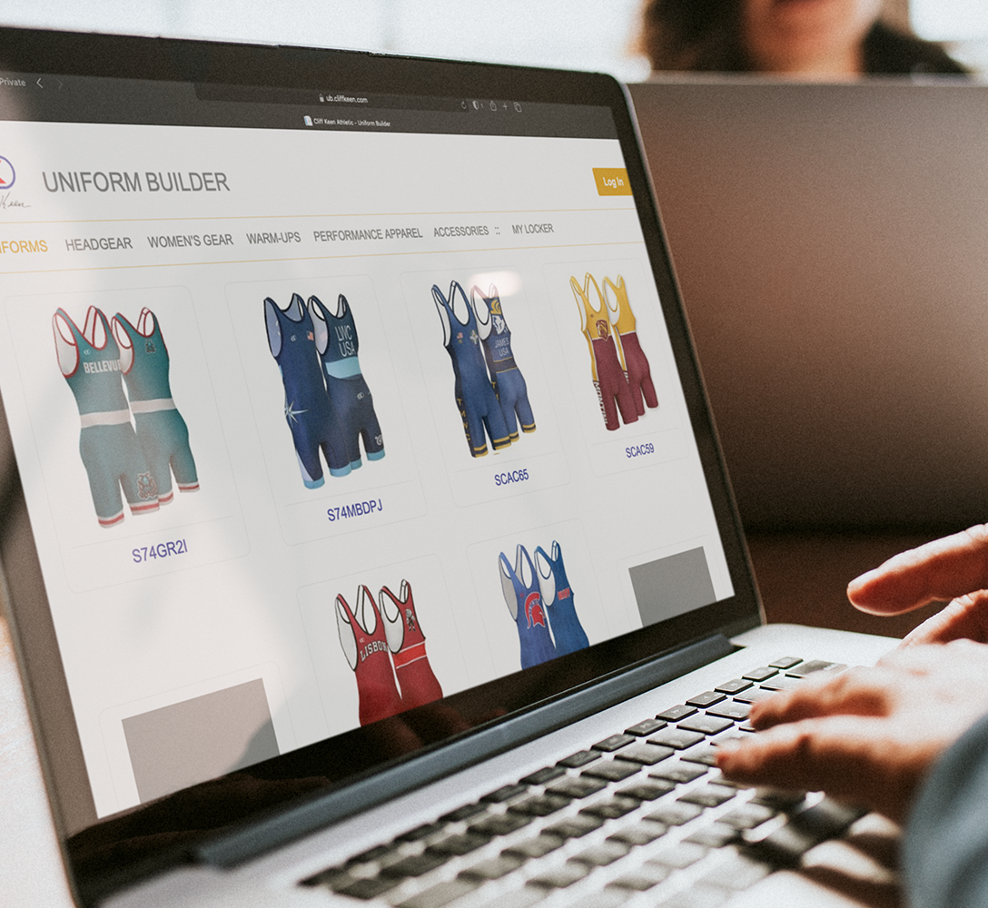 Using Uniform Builder on the New Website – Cliff Keen Wrestling